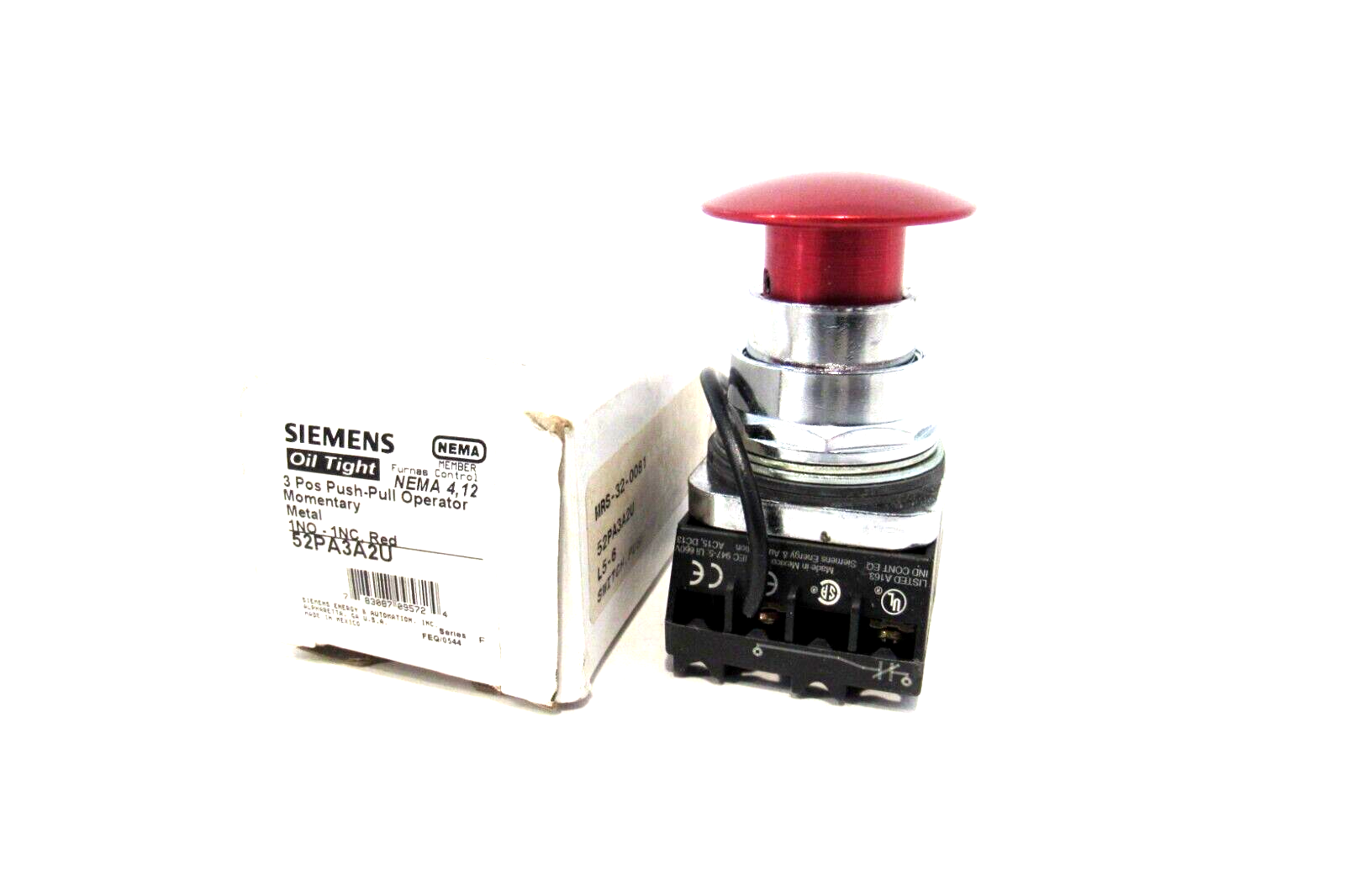 NEW SIEMENS 52PA3A2U PUSHBUTTON - SB Industrial Supply, Inc.