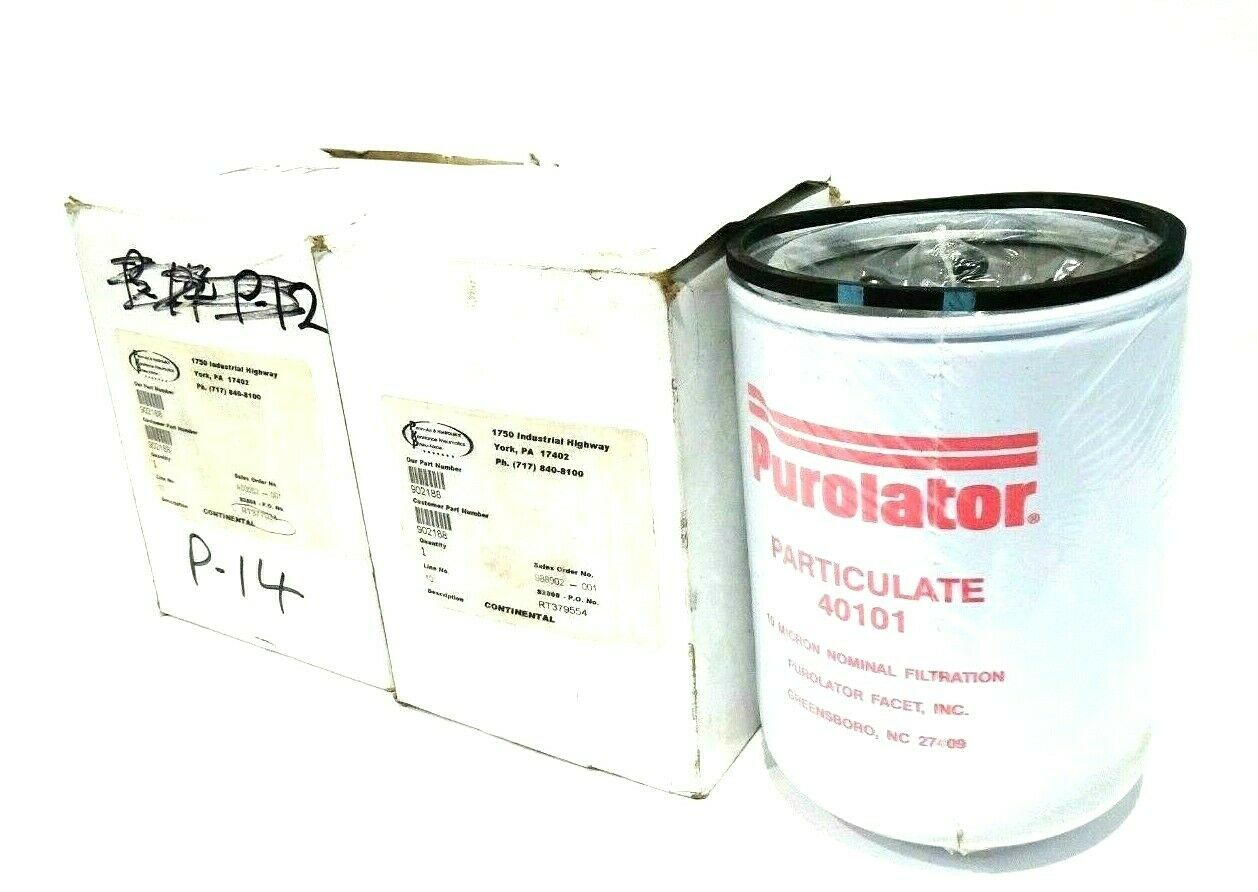 2 NEW PUROLATOR 40101 FILTER ELEMENT - SB Industrial Supply, Inc.