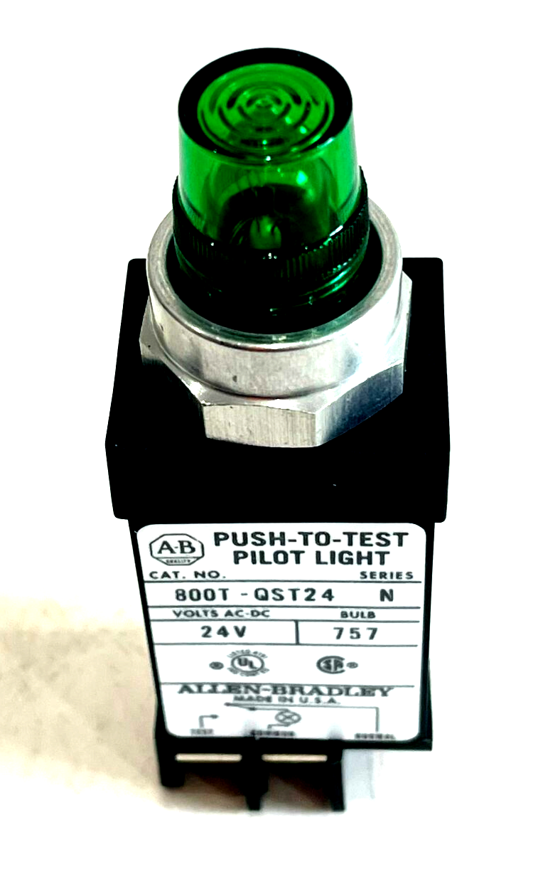 A / B 800T-QST24G PILOT LIGHT SER. N 24V 800TQST24G NEW, SURPLUS - SB ...