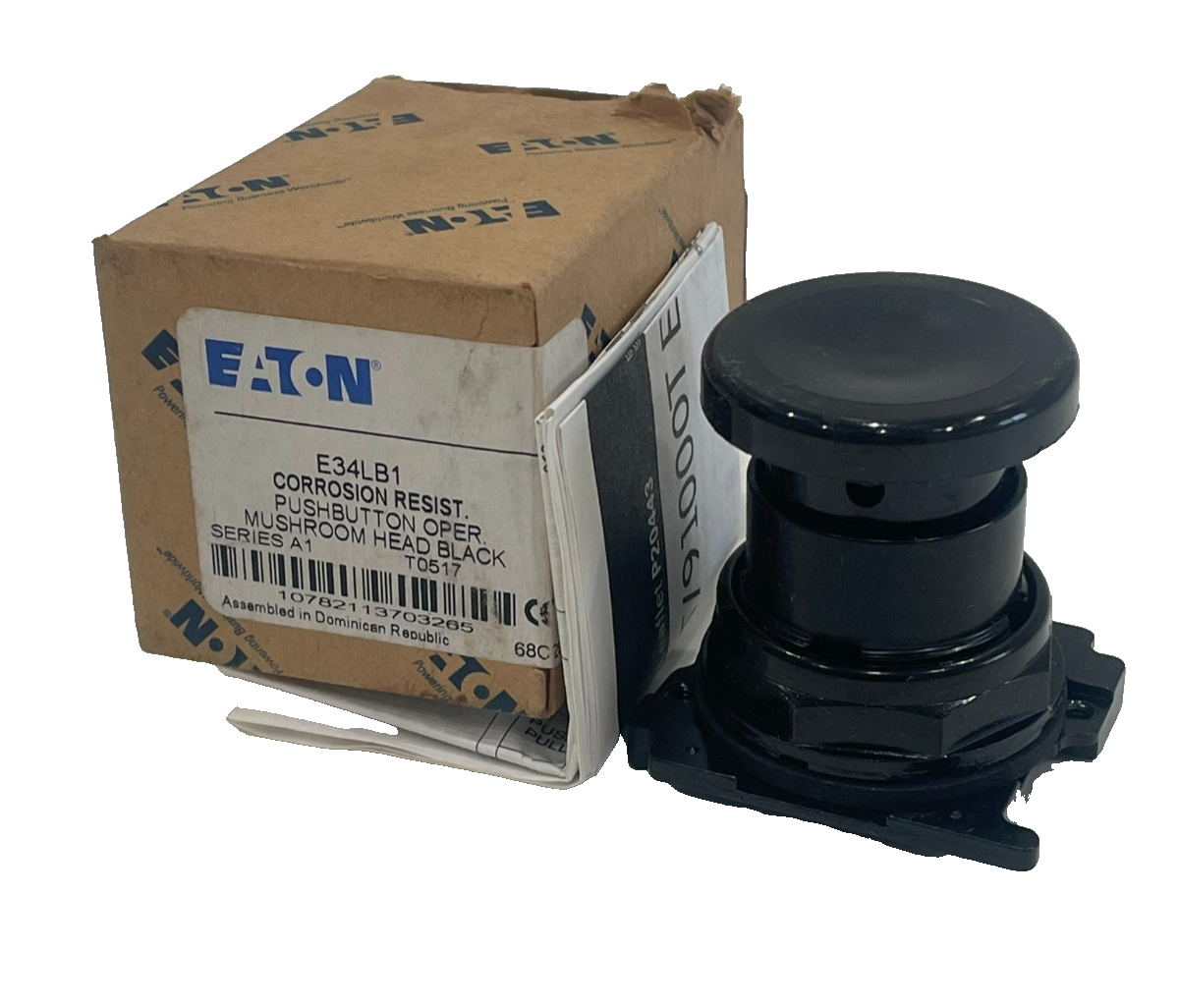 NEW EATON E34LB1 PUSH BUTTON OPERATOR SER. A1 - SB Industrial Supply, Inc.