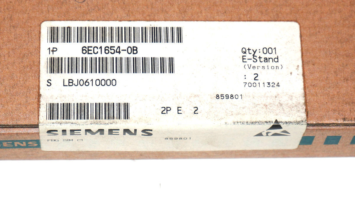 NEW FACTORY SEALED SIEMENS 6EC1654-0B TELEPERM PC BOARD 6EC16540B - SB ...