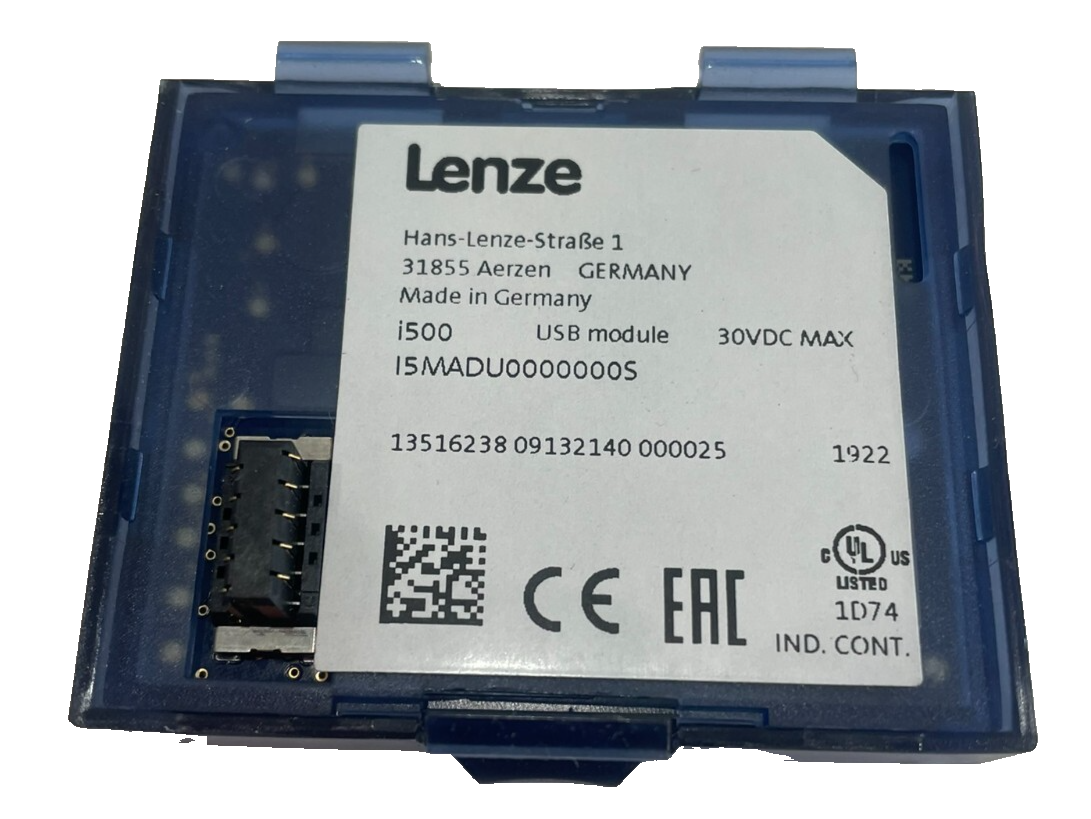 NEW LENZE I5MADU0000000S I500 USB MODULE 13516238 MAX 30VDC - SB ...