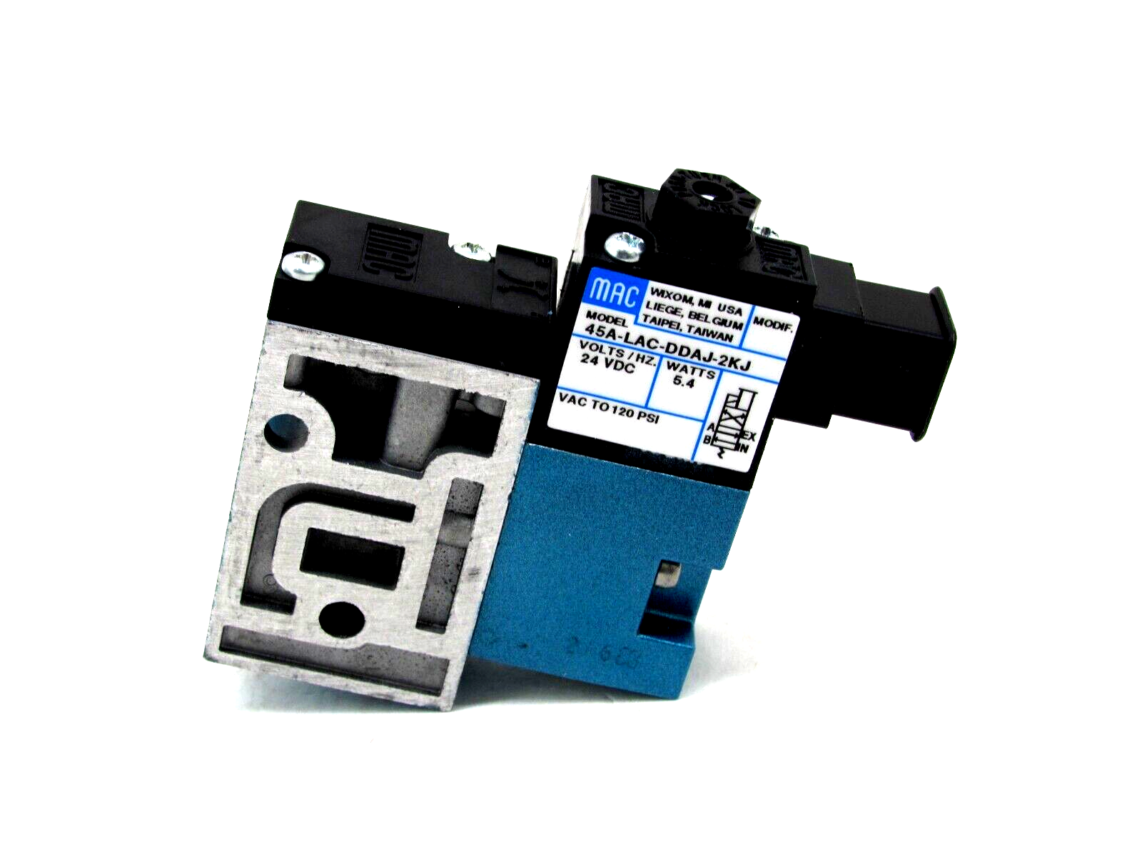 NEW MAC VALVES 45A-LAC-DDAJ-2KJ SOLENOID VALVE 45ALACDDAJ2KJ - SB ...