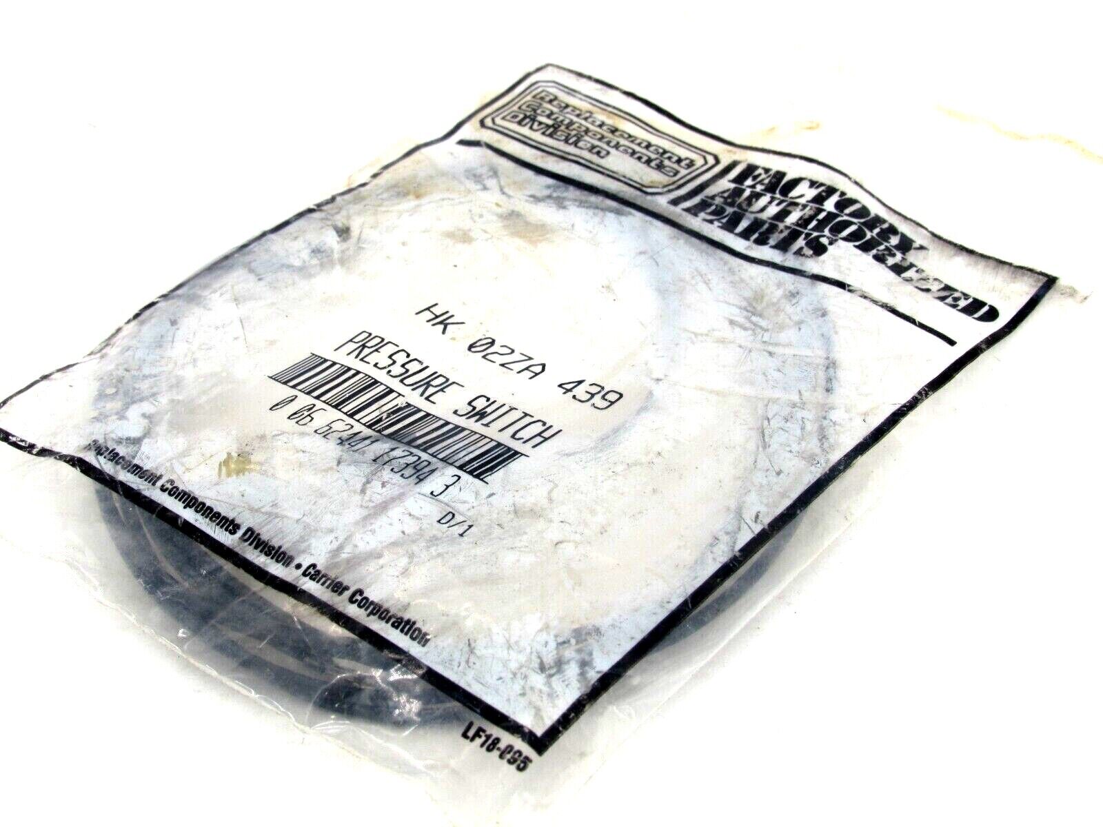 NEW RCD CARRIER HK02ZA439 PRESSURE SWITCH - SB Industrial Supply, Inc.