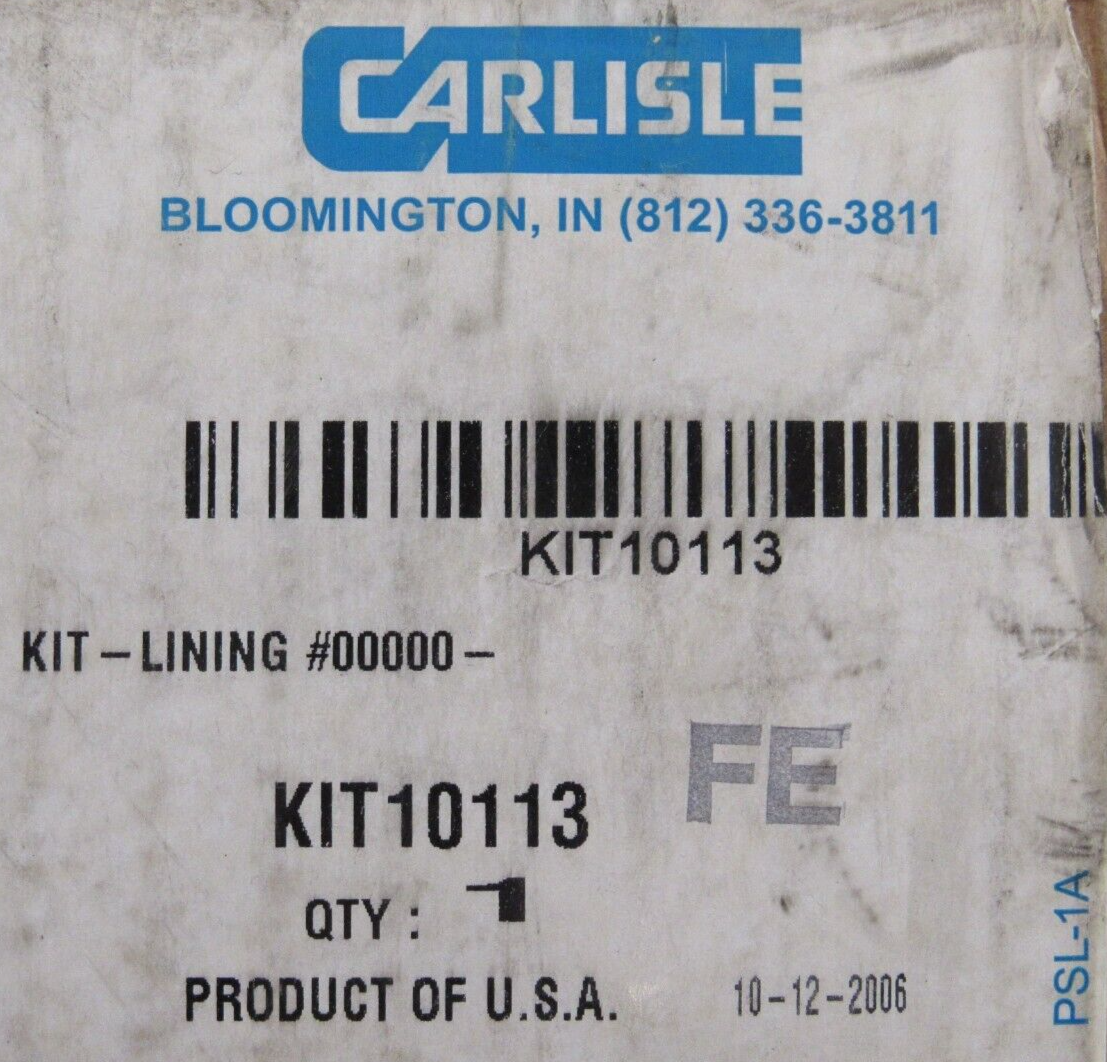NEW SET OF CARLISLE KIT10113 BRAKE PADS MERITOR 3222-X-2104 - SB ...