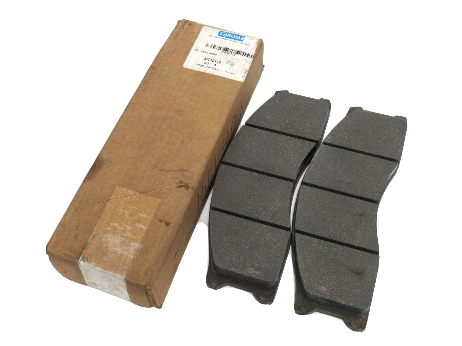 NEW SET OF CARLISLE KIT10113 BRAKE PADS MERITOR 3222-X-2104 - SB ...