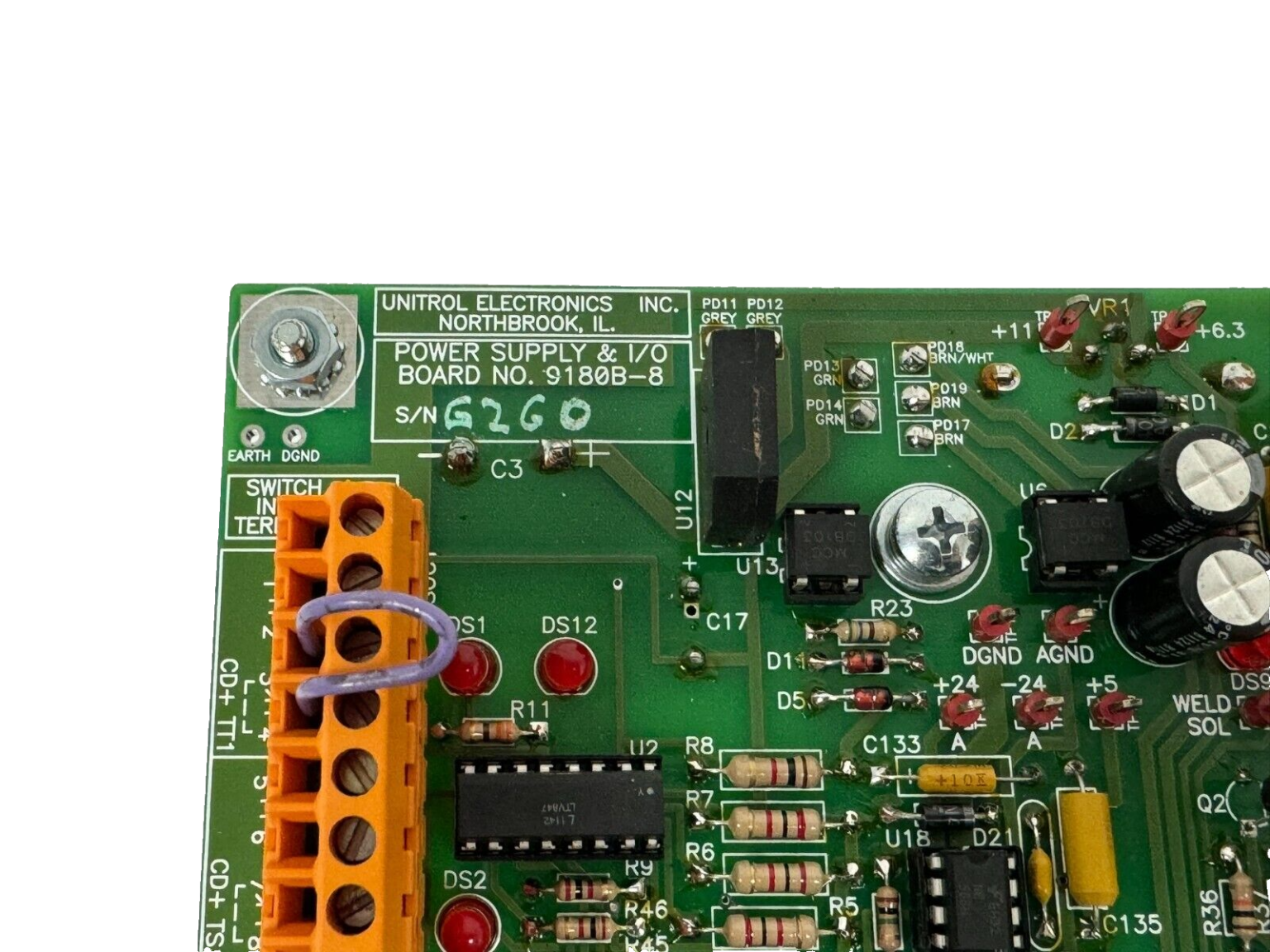 NEW UNITROL SOLUTION 9180B-8 WELDING CONTROLLER 9180B8 - SB Industrial ...