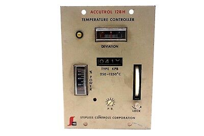 USED STEPLESS CONTROLS CORPORATION 8182301 TEMPERATURE CONTROLLER TYPE ...