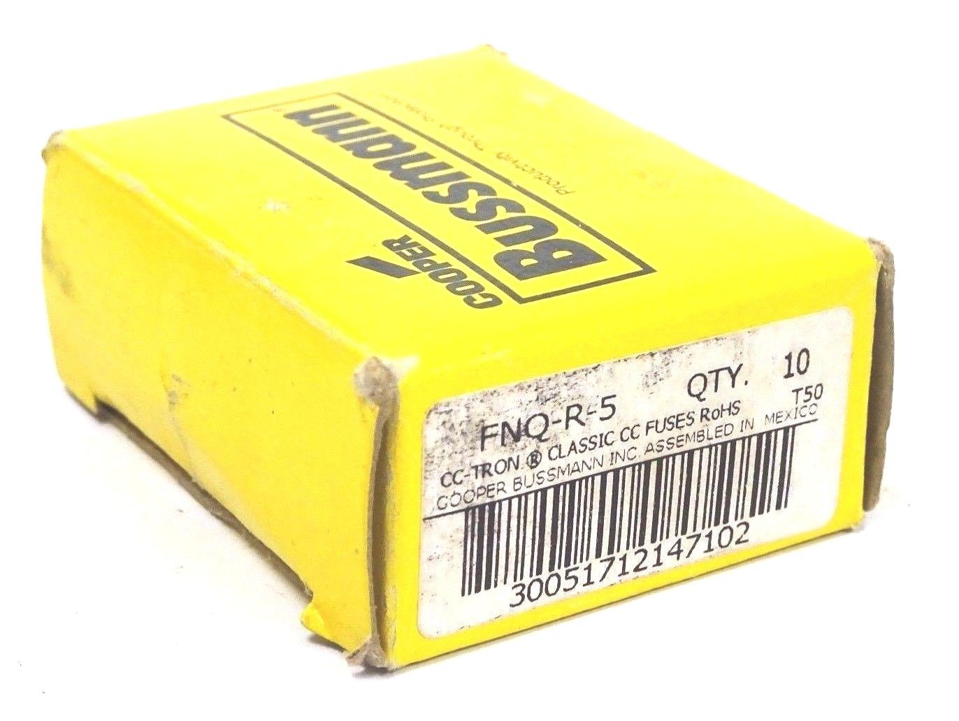 LOT OF 9 NEW COOPER BUSSMANN FNQ-R-5 FUSES - SB Industrial Supply, Inc.