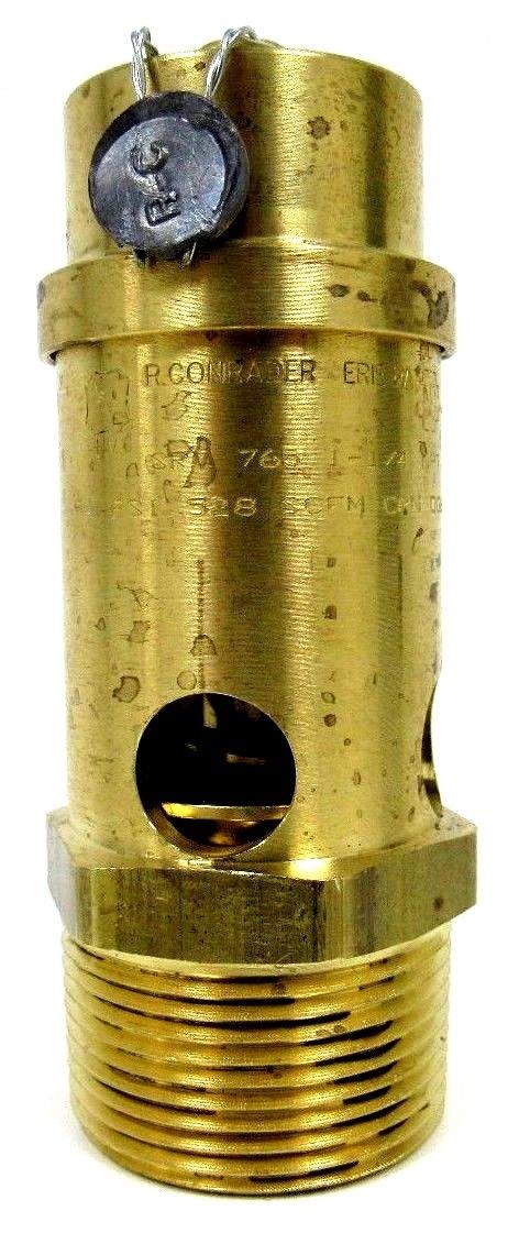 NEW CONRADER SRV-765 SAFETY VALVE SRV765 1-1/4 NPT 54 PSI - SB ...