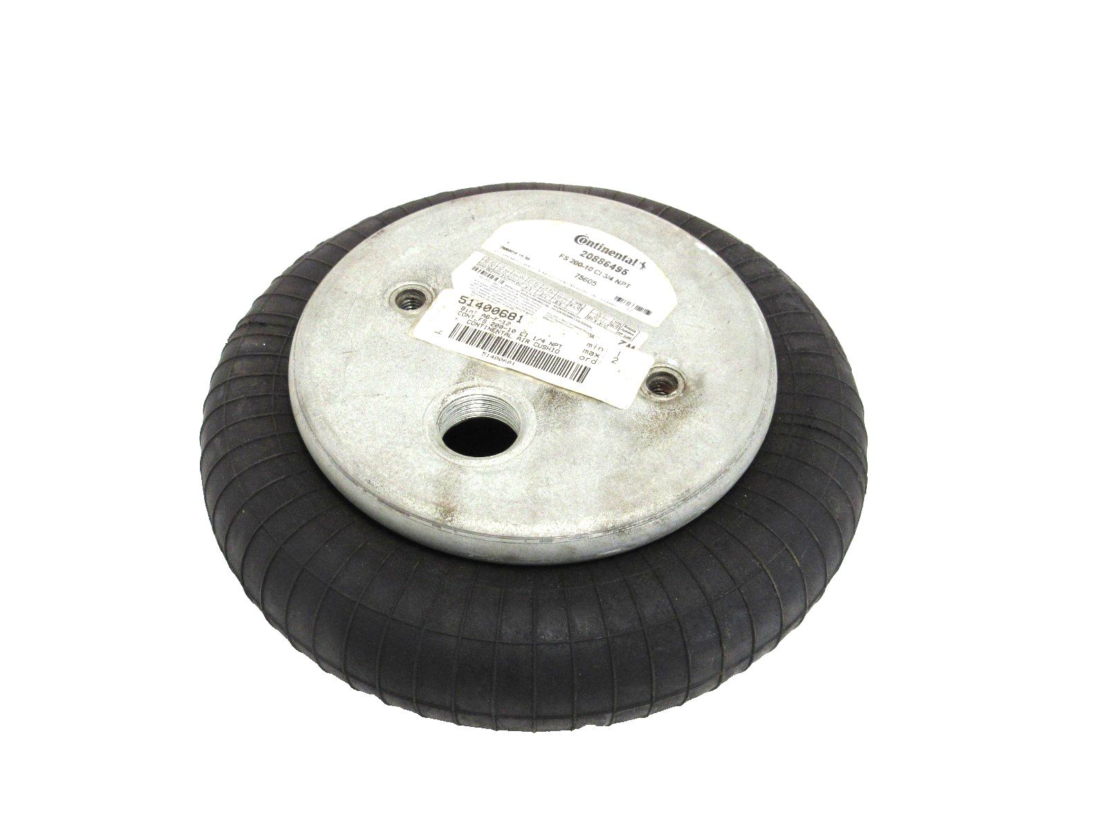 NEW CONTINENTAL FS200-10 CI 3/4 NPT AIR SPRING 75605 - SB Industrial ...