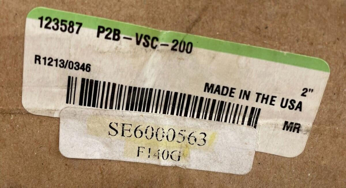 NEW DODGE 123587 2-BOLT PILLOW BLOCK BEARING P2B-VSC-200 - SB ...