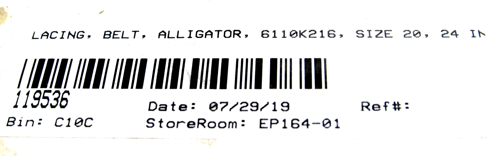 NEW FLEXCO ALLIGATOR 10135 BELT LACING 5/32"-3/16" - SB Industrial ...