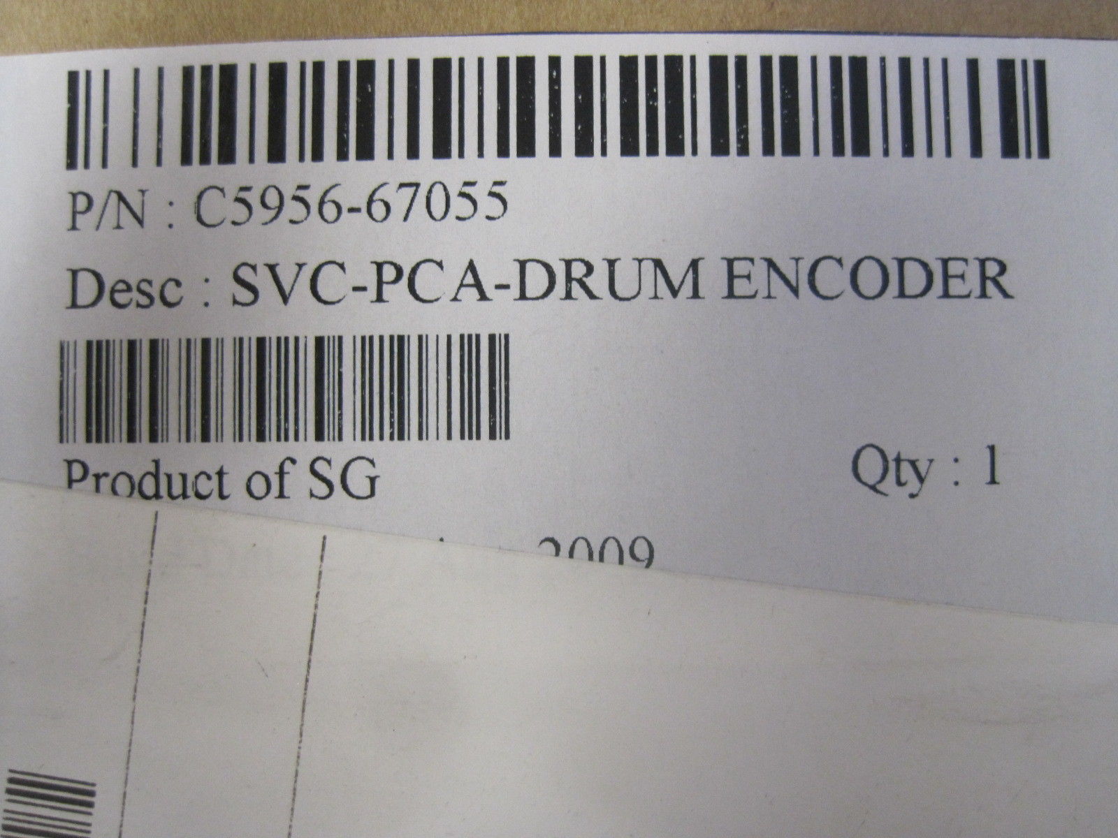 NEW HEWLETT PACKARD C5956-67055 DRUM ENCODER C595667055 - SB Industrial ...