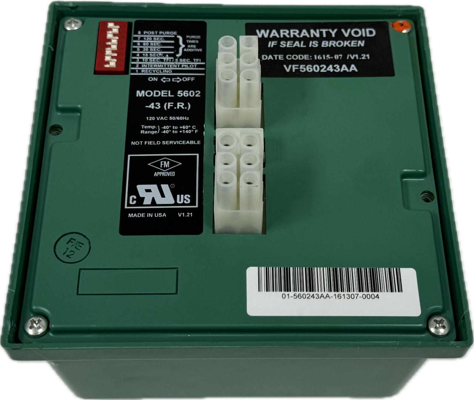 NEW HONEYWELL / ECLIPSE VF560243AA FLAME MONITOR CONTROL 5602 -43 (F.R ...