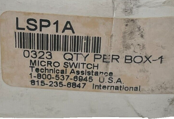 NEW HONEYWELL LSP1A LIMIT SWITCH - SB Industrial Supply, Inc.