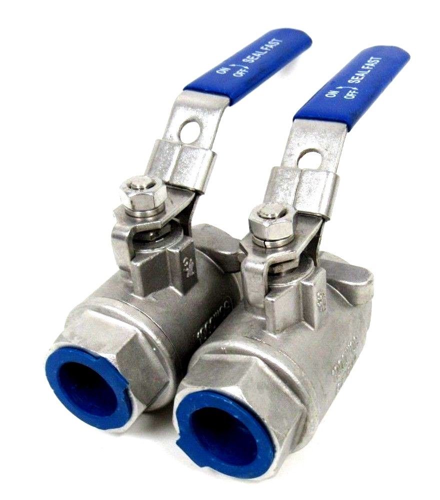 NEW LOT OF 2 SEAL FAST 1000-WOG BALL VALVE 3/4" 1000WOG - SB Industrial ...