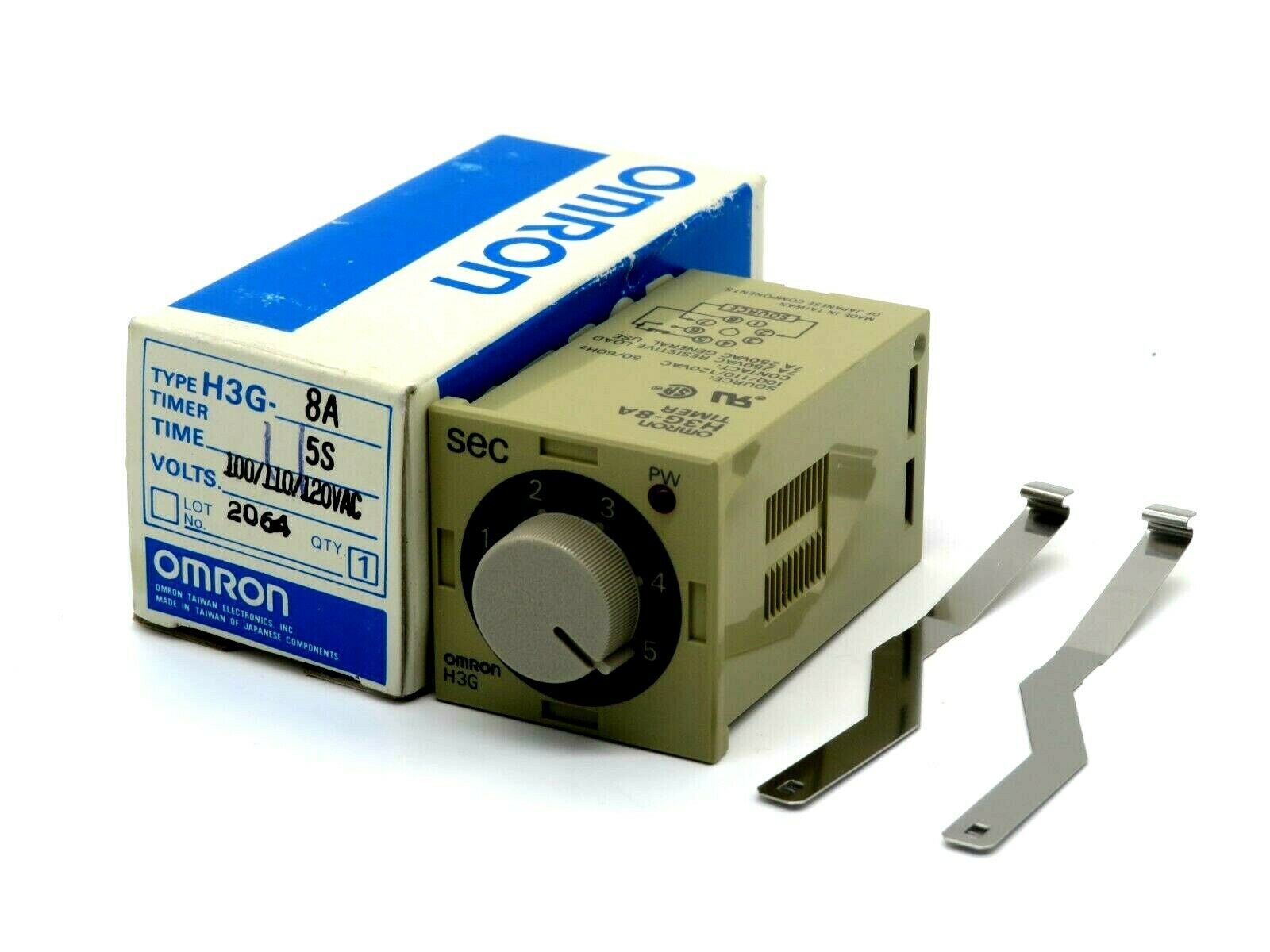 NEW OMRON H3G-8A SOLID STATE TIMER H3G-8A AC100/110/120-5S H3G8A - SB ...