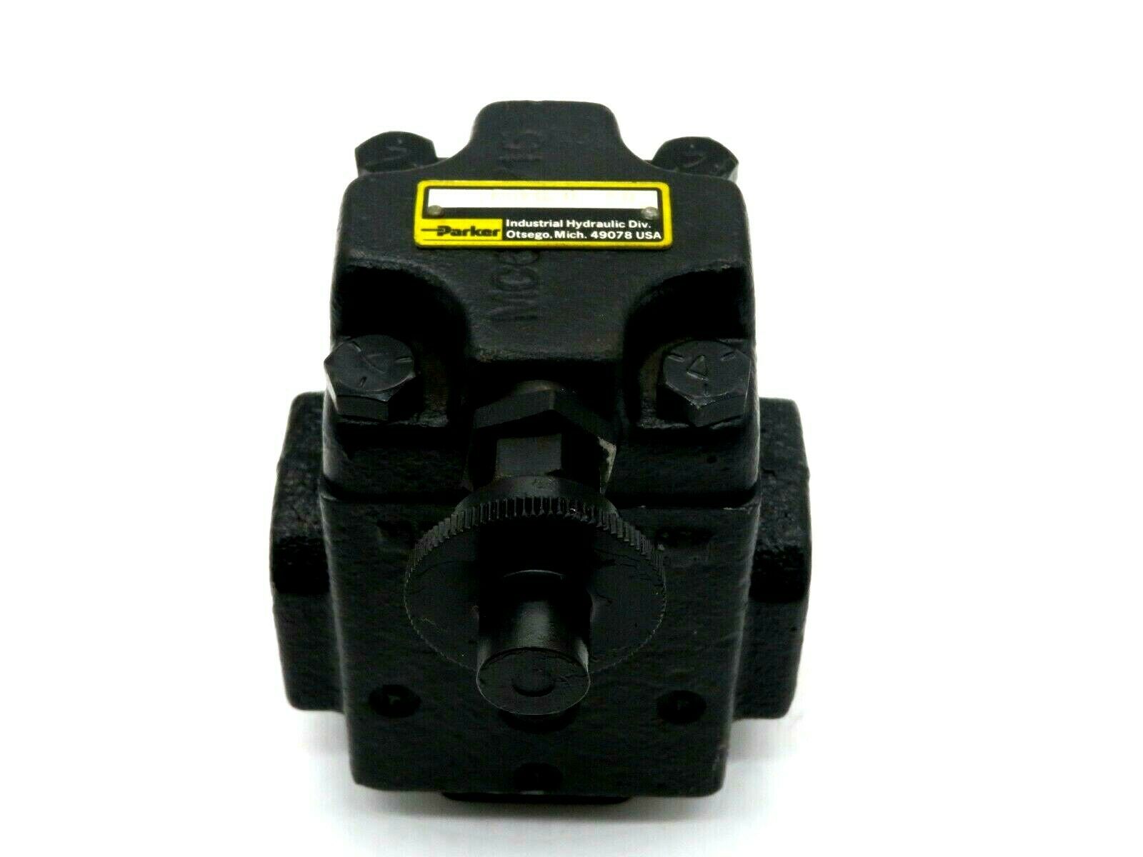 NEW PARKER R6PH20 KU HYDRAULIC PRESSURE RELIEF VALVE - SB Industrial ...