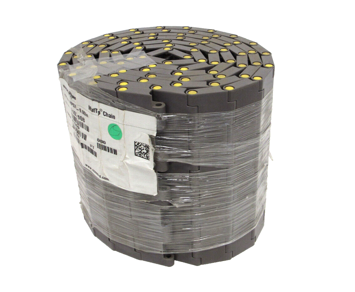NEW REXNORD HP570-9.00IN MATTOP CHAIN 10'L x 9"W 91070108 - SB ...