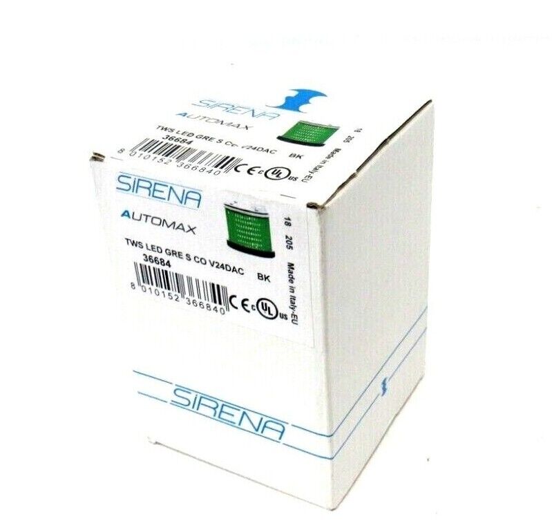 NEW SIRENA 36684 TWS LED GREEN STEADY LIGHT - SB Industrial Supply, Inc.