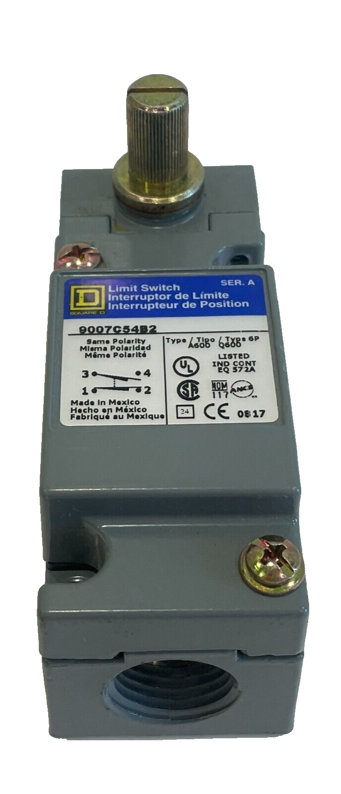 NEW SQUARE D 9007C54B2 LIMIT SWITCH SERIES A - SB Industrial Supply, Inc.