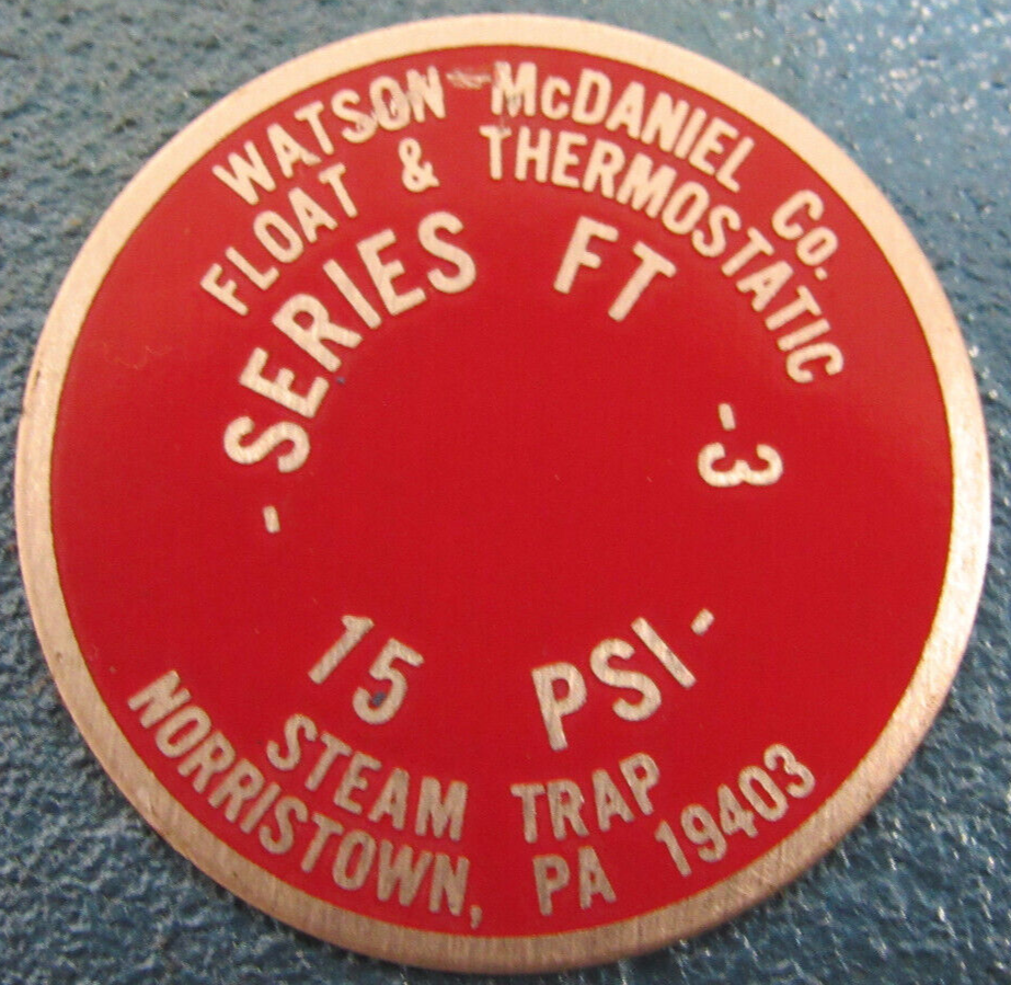 NEW WATSON FT-3 STEAM TRAP 15PSI FT3 - SB Industrial Supply, Inc.