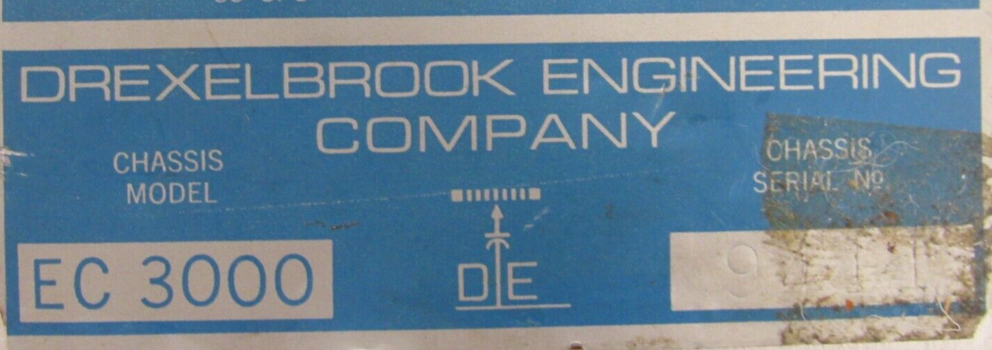 USED DREXELBROOK EC3000 MODULE - SB Industrial Supply, Inc.