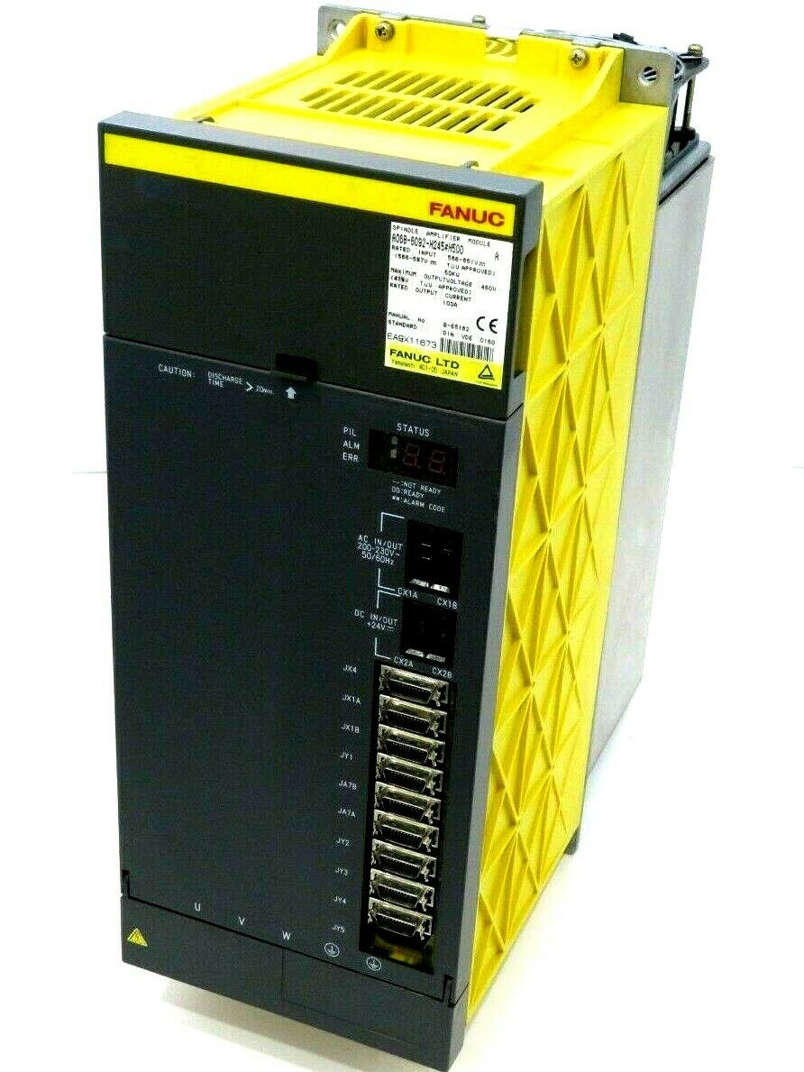 USED FANUC A06B-6092-H245#H500 SPINDLE AMP MODULE A A06B6092H245H500 ...