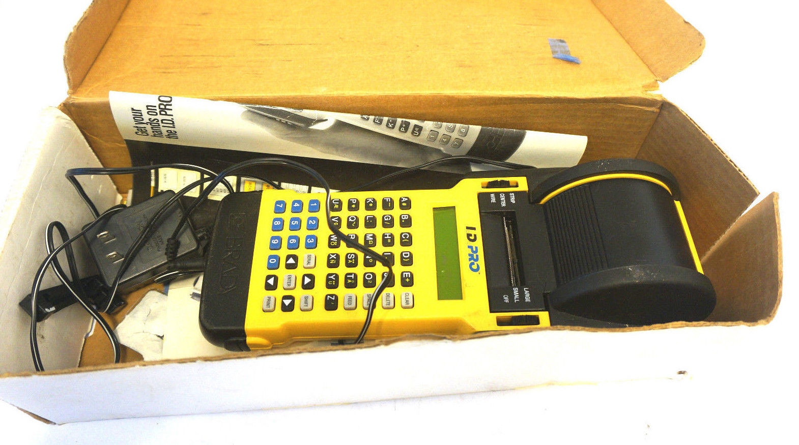 USED BRADY 33941 I.D. PRO WIRE MARKER PRINTER - SB Industrial Supply, Inc.