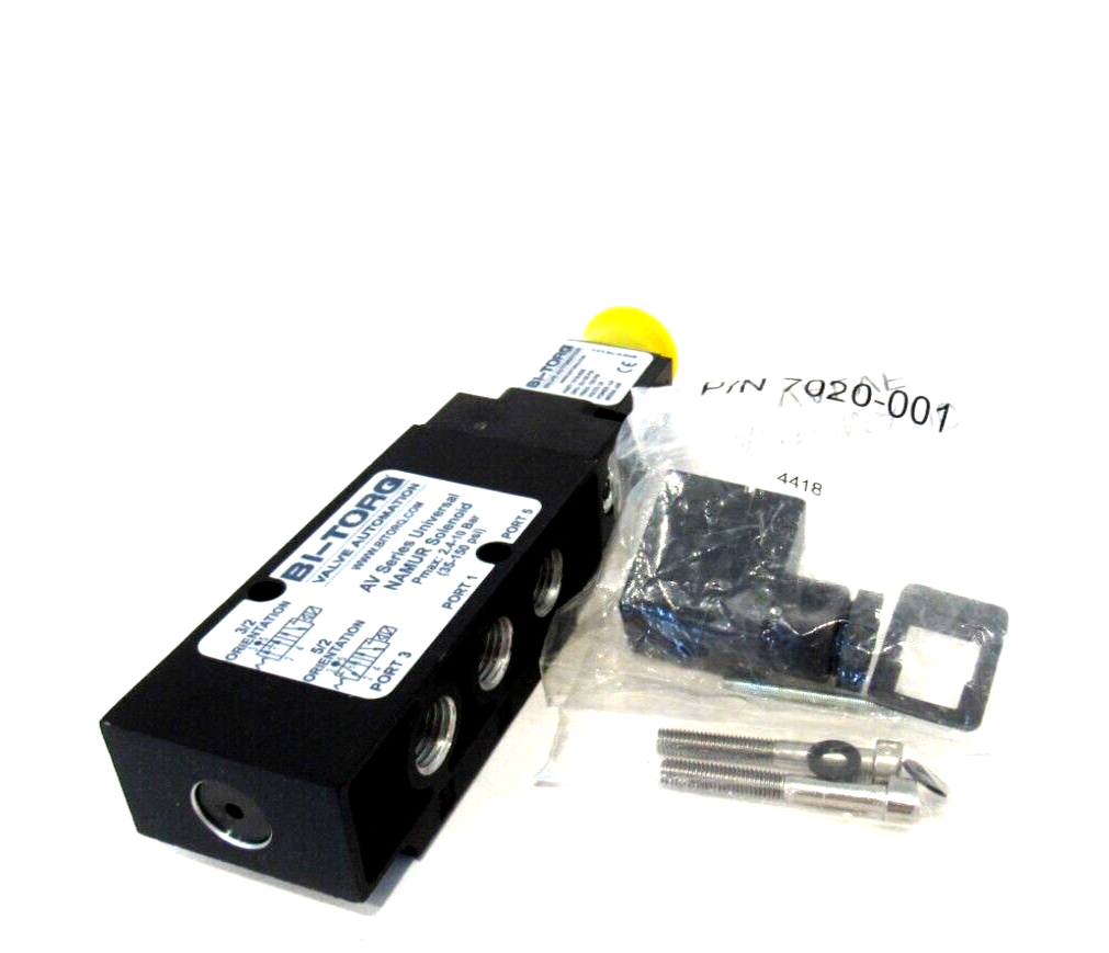 NEW BI-TORQ AV SERIES NAMUR UNIVERSAL SOLENOID - SB Industrial Supply, Inc.