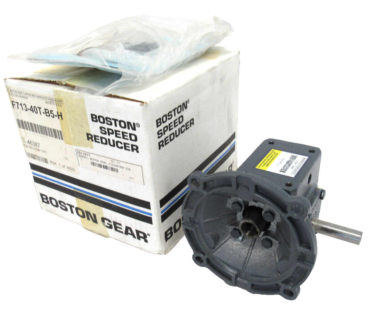 NEW BOSTON GEAR F713-40T-B5-H GEAR REDUCER 40:1 F71340TB5H - SB ...