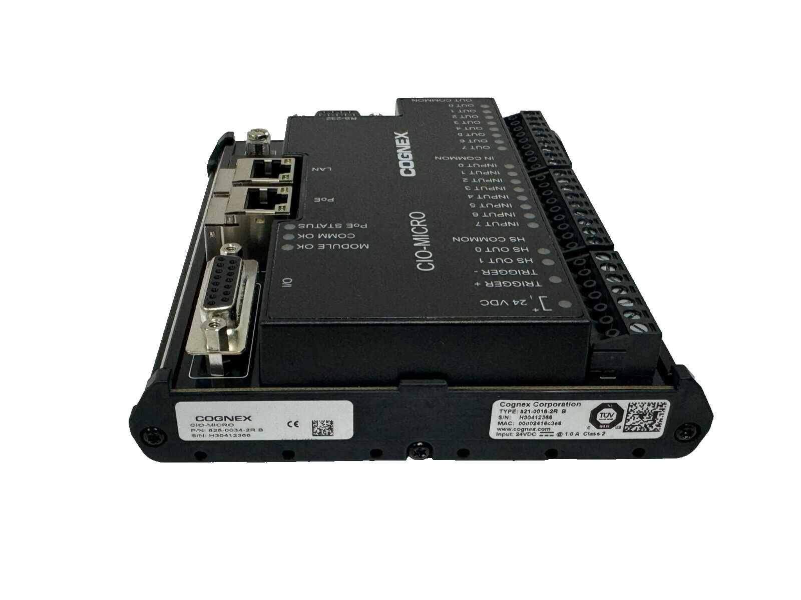 NEW COGNEX 828-0044-1R IN-SIGHT I/O MODULE CIO-MICRO - SB Industrial ...