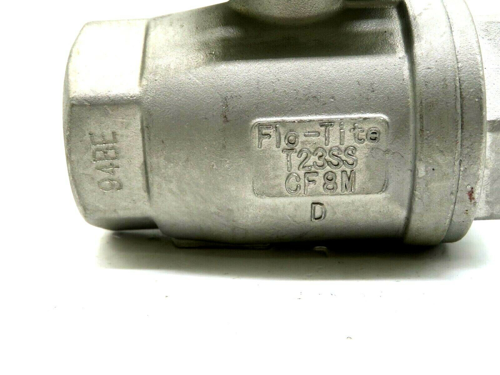 NEW FLO TITE T23SS BALL STEM VALVE 1" 316SS - SB Industrial Supply, Inc.
