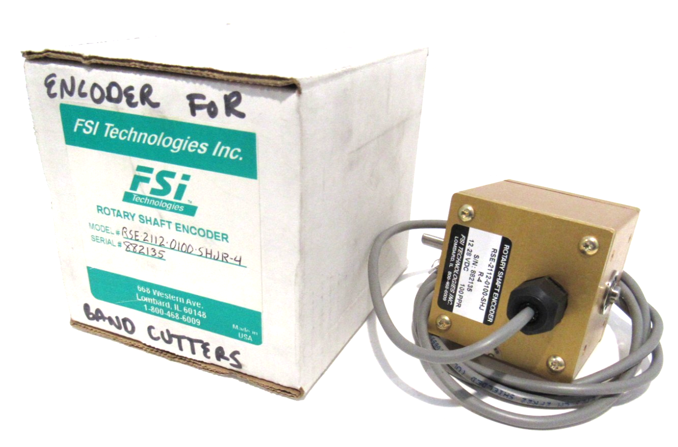 NEW FSI TECHNOLOGIES RSE-2112-0100-SHJ-R-4 ENCODER RSE21120100SHJR4 ...