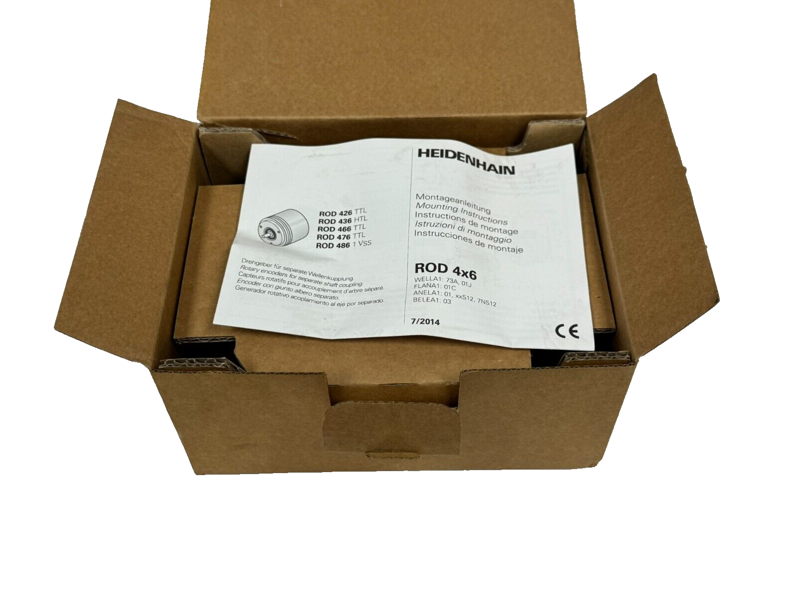 NEW HEIDENHAIN 376846-86 ROTARY ENCODER ROD-426 37684686 - SB ...