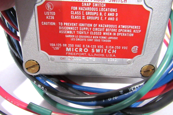NEW HONEYWELL MICROSWITCH EXD-Q-3 EXPLOSION PROOF SWITCH EXDQ3 - SB ...