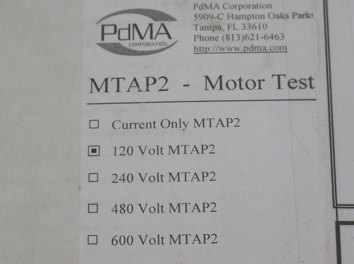 NEW PDMA CORPORATION MTAP2 MOTOR TESTER BOARD PCB-00322-REVC - SB ...