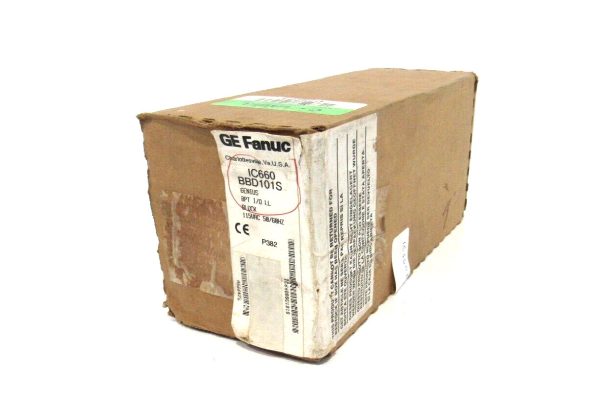 NEW SEALED GE FANUC IC660BBD101 I/O MODULE GENIUS BLOCK - SB Industrial ...