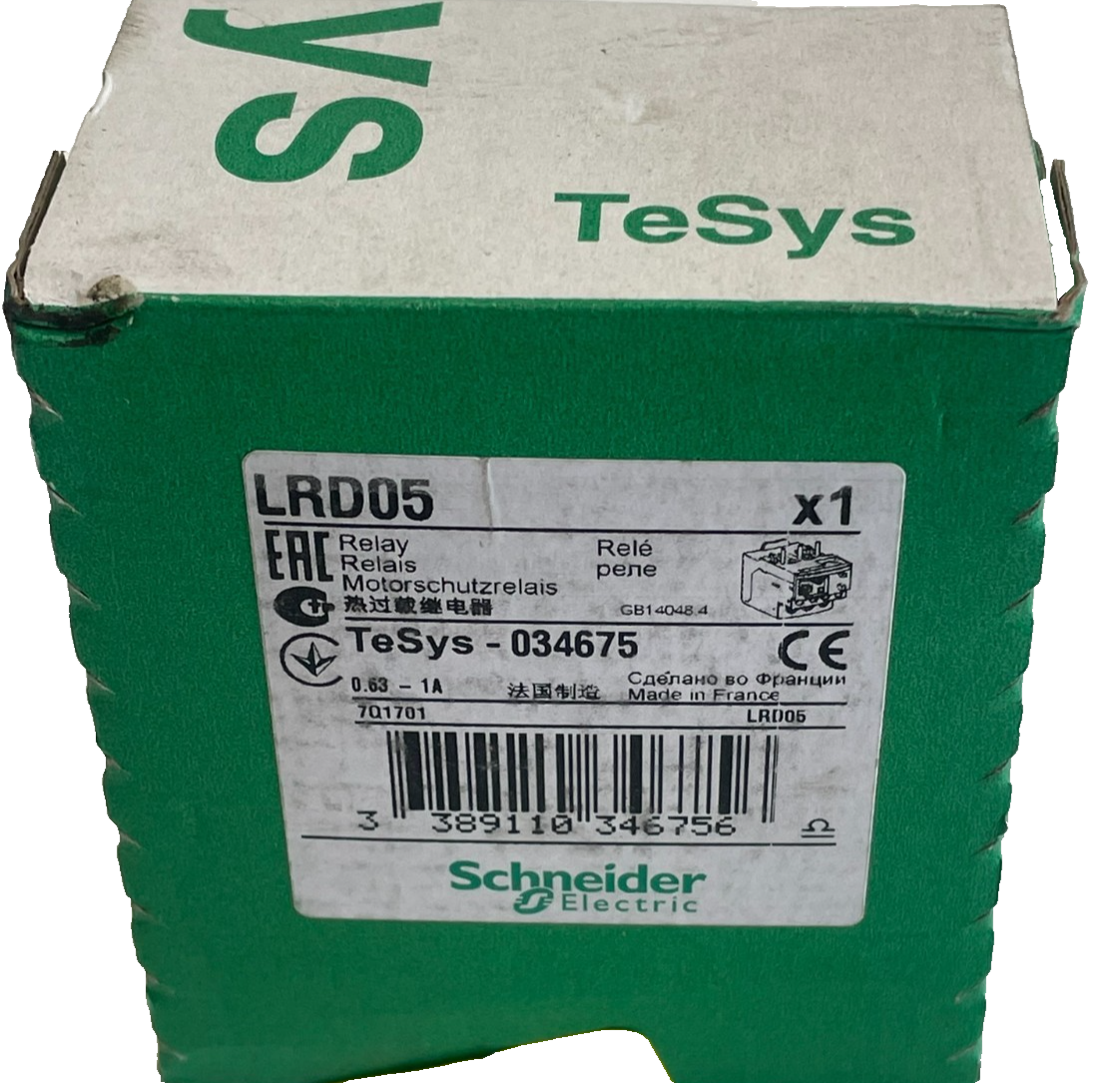 NEW SEALED SCHNEIDER ELECTRIC LRD05 RELAY - SB Industrial Supply, Inc.