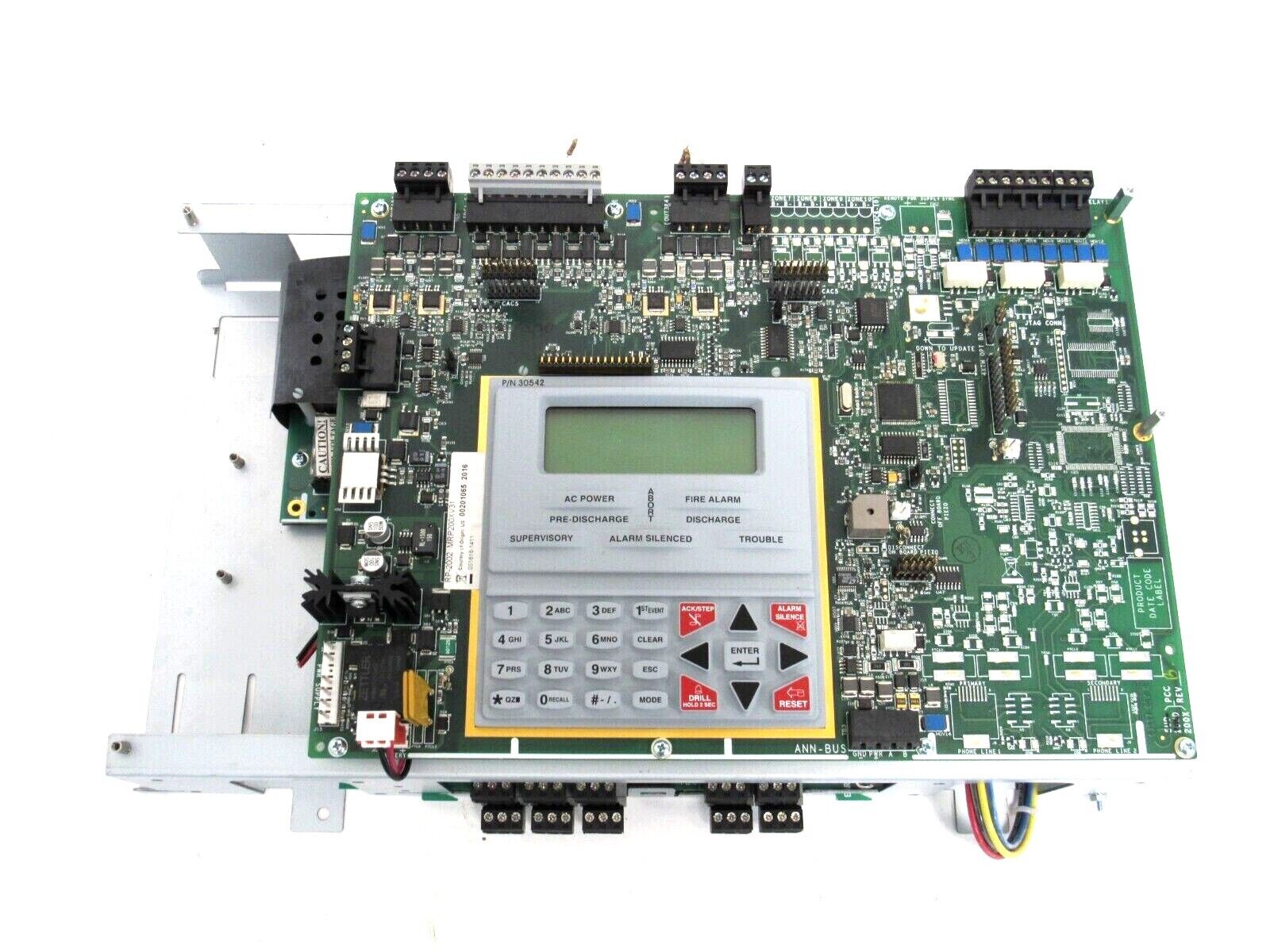 USED HONEYWELL RP-2002 NOTIFIER ALARM CONTROL PANEL MRP200XV31 30542 ...