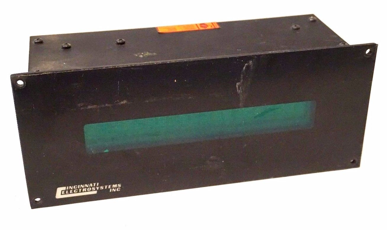 CINCINNATI ELECTROSYSTEMS 5003-N12 REV. R MINI MESSAGE CENTER DISPLAY ...