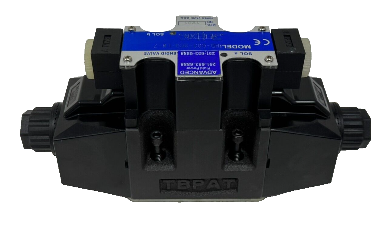 NEW ADVANCED FLUID POWER HD-G03-3C3-LW-7 SOLENOID POWER VALVE 1201 - SB ...