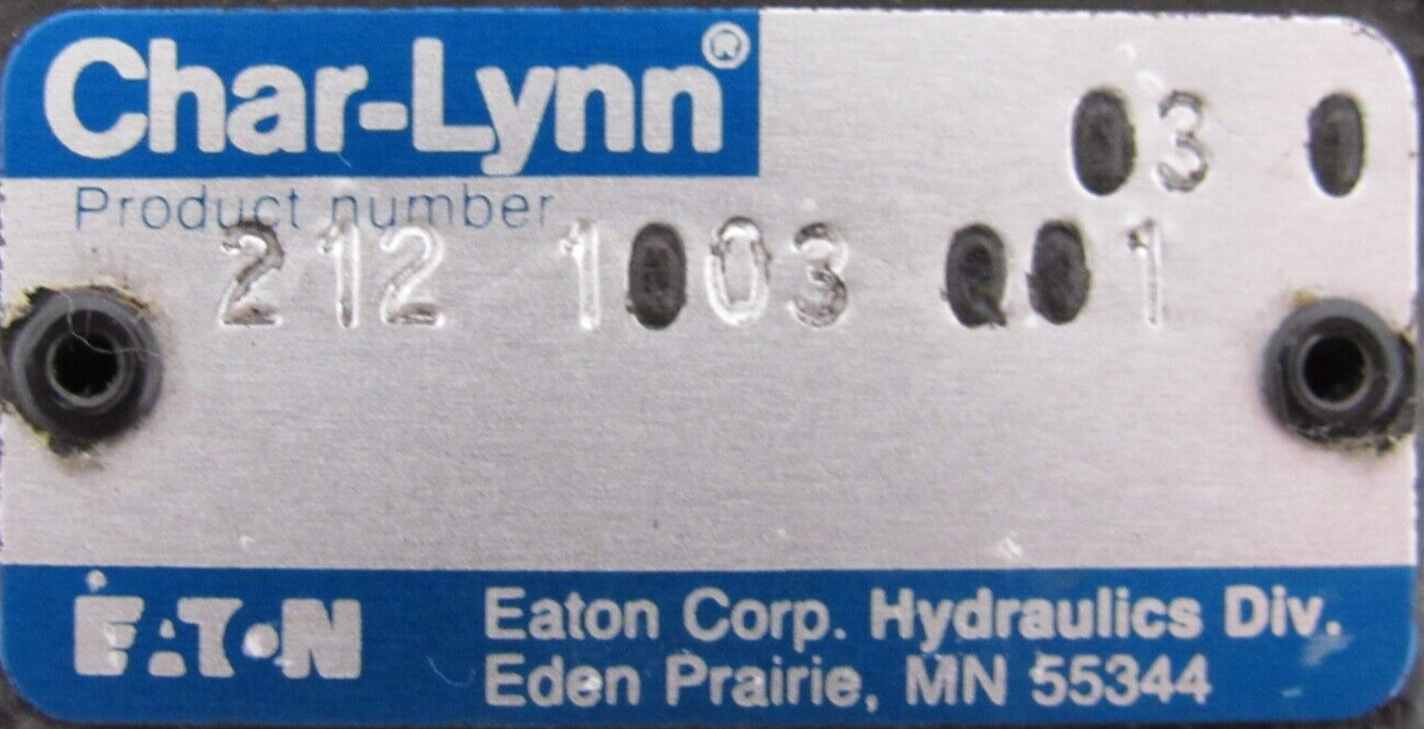 NEW CHAR-LYNN EATON 212-1003-001 STEERING UNIT 2121003001 - SB ...