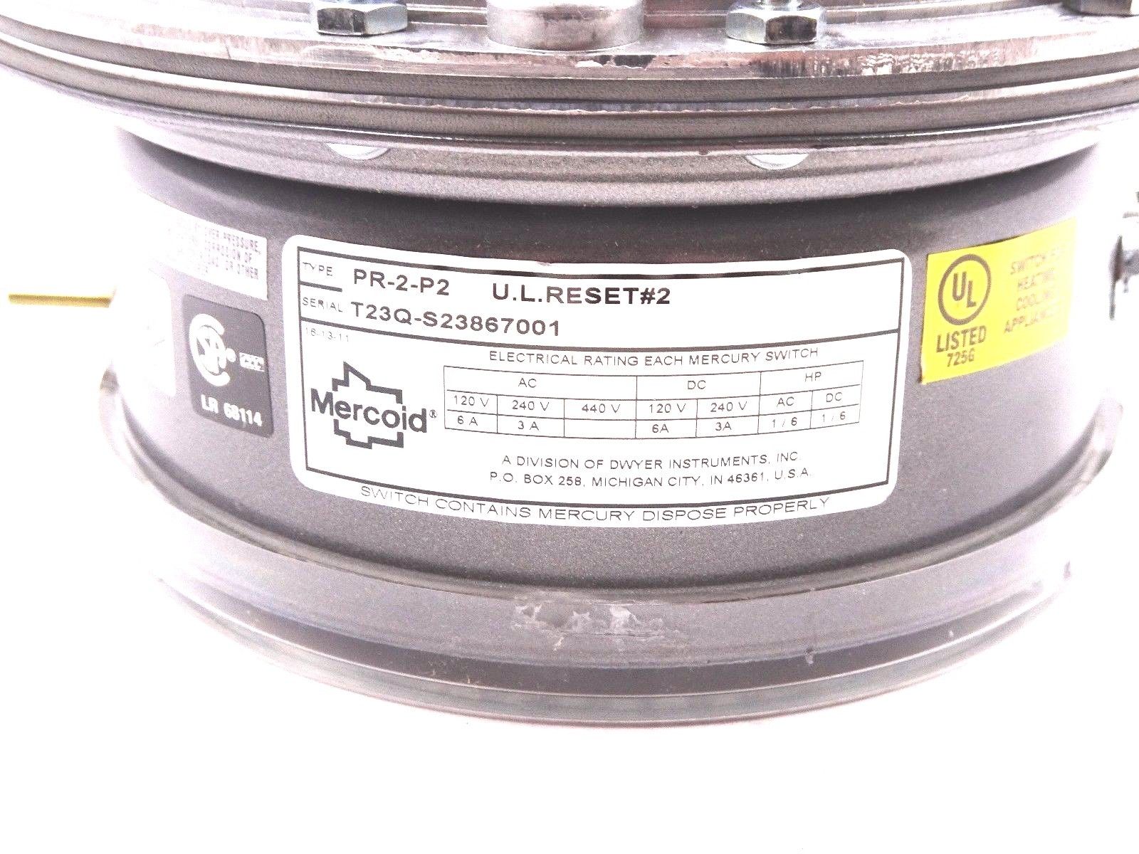 NEW DWYER MERCOID PR-2-P2 PRESSURE CONTROL - SB Industrial Supply, Inc.