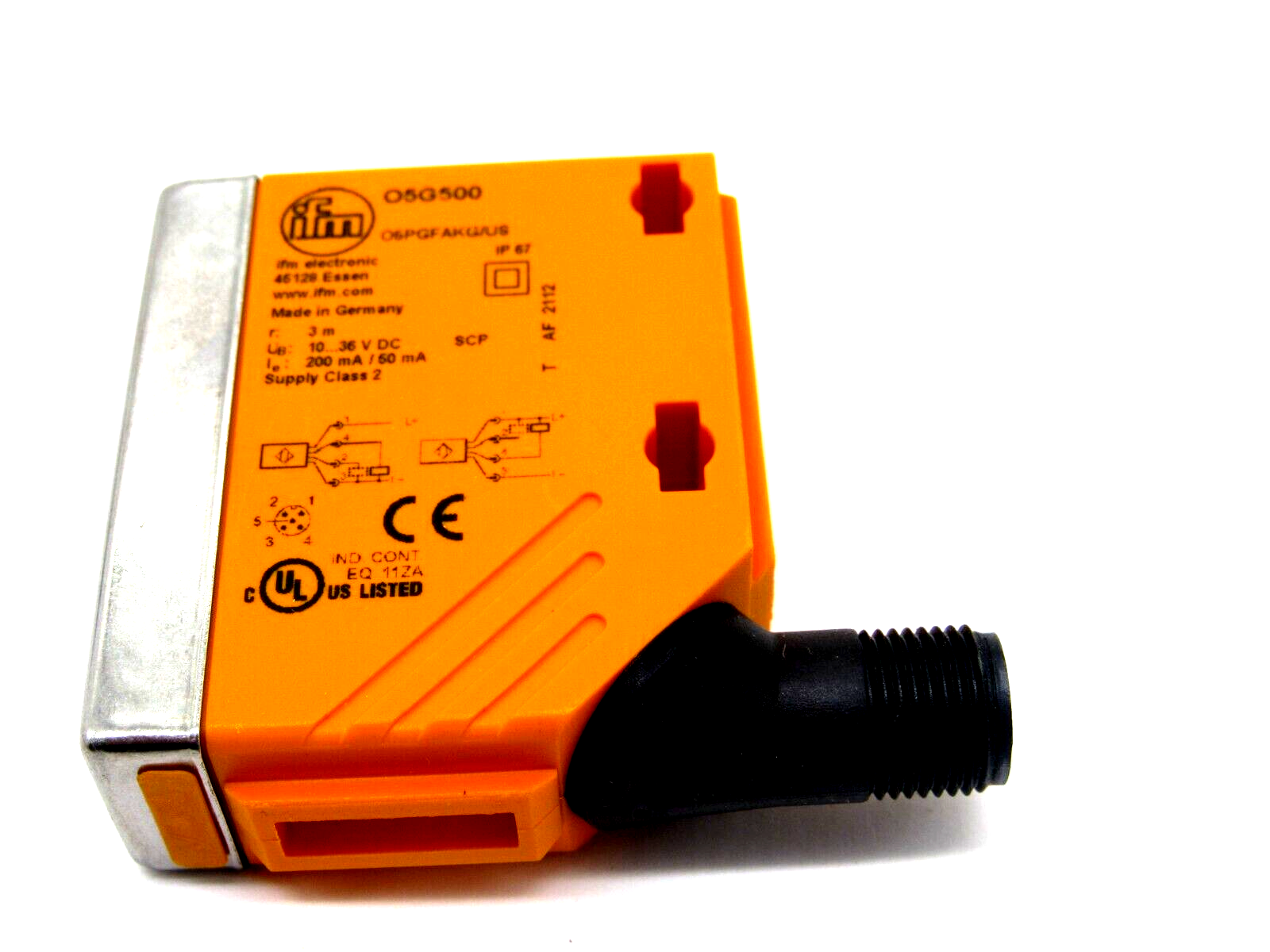 NEW IFM O5PGFAKG/US100 RETRO REFLECTIVE SENSOR O5G500 - SB Industrial ...