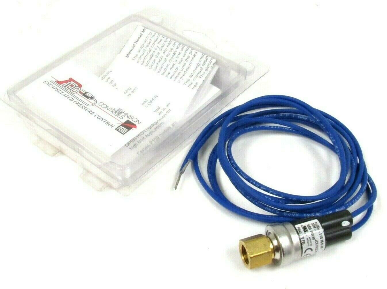 NEW JOHNSON CONTROLS B18-821 P100AP-2C PRESSURE CONTROL SWITCH B18821 ...