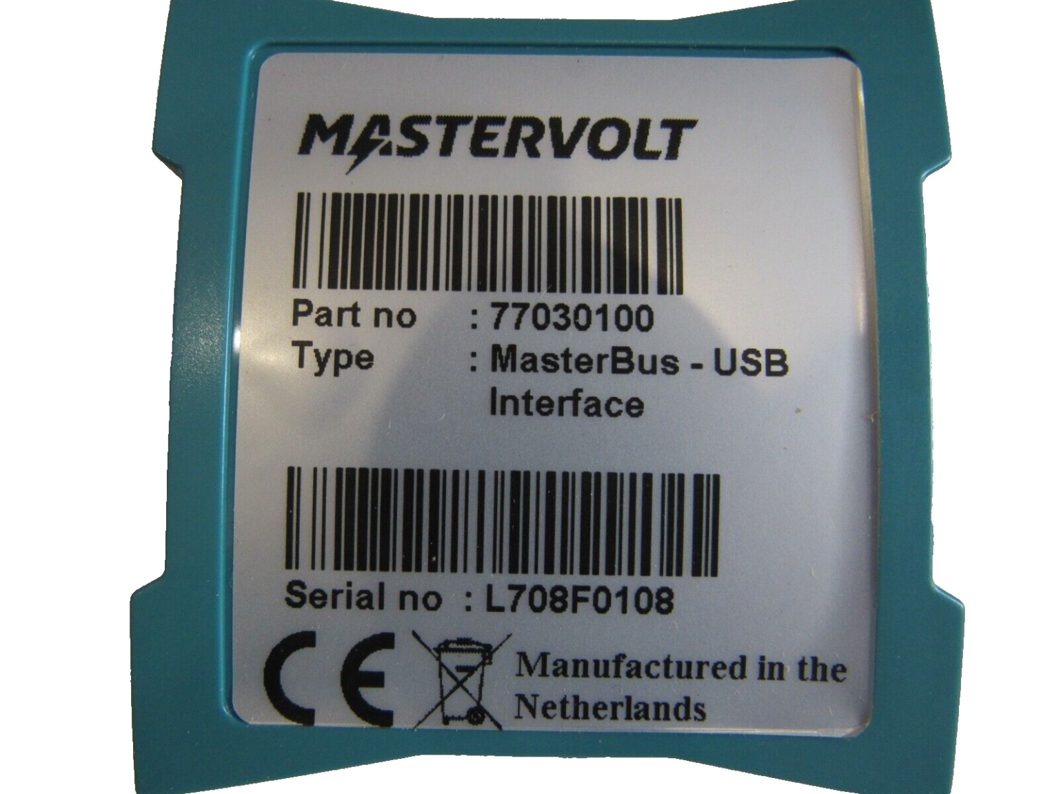 NEW MASTERVOLT 77030100 MASTERBUS USB INTERFACE - SB Industrial Supply ...