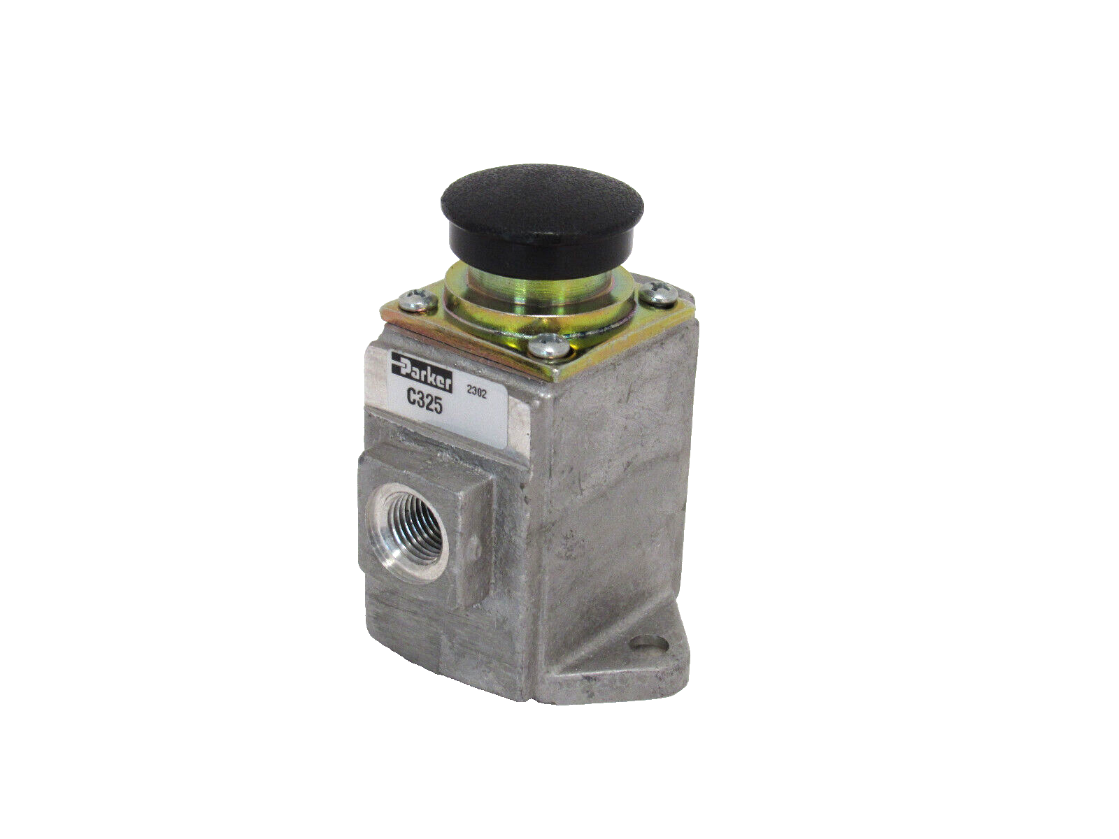 NEW PARKER C325 PALM BUTTON VALVE 1/4″ - SB Industrial Supply, Inc.