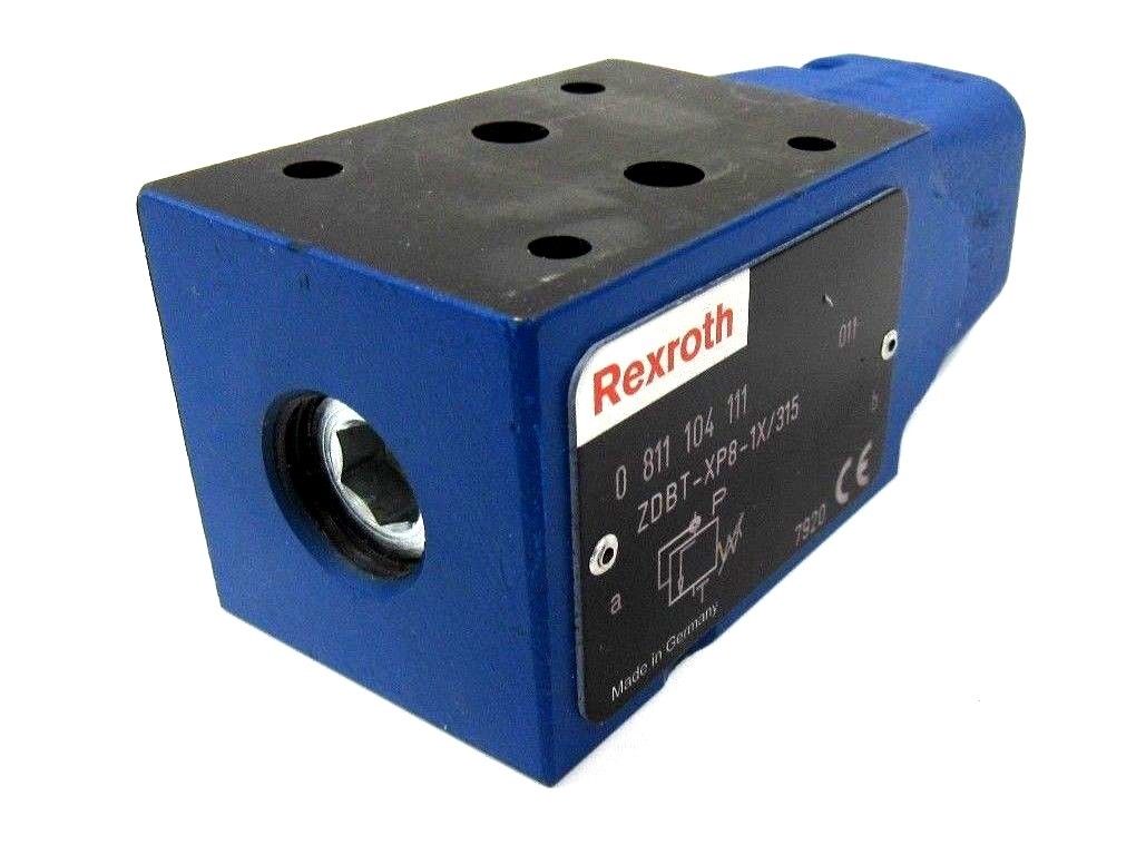 NEW REXROTH 0-811-104-111 RELIEF VALVE ZDBT-XP8-1X/315 0811104111 - SB Industrial Supply, Inc.